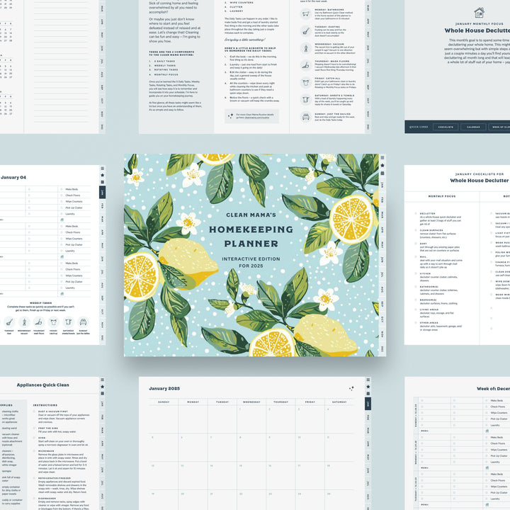 Planners – Clean Mama