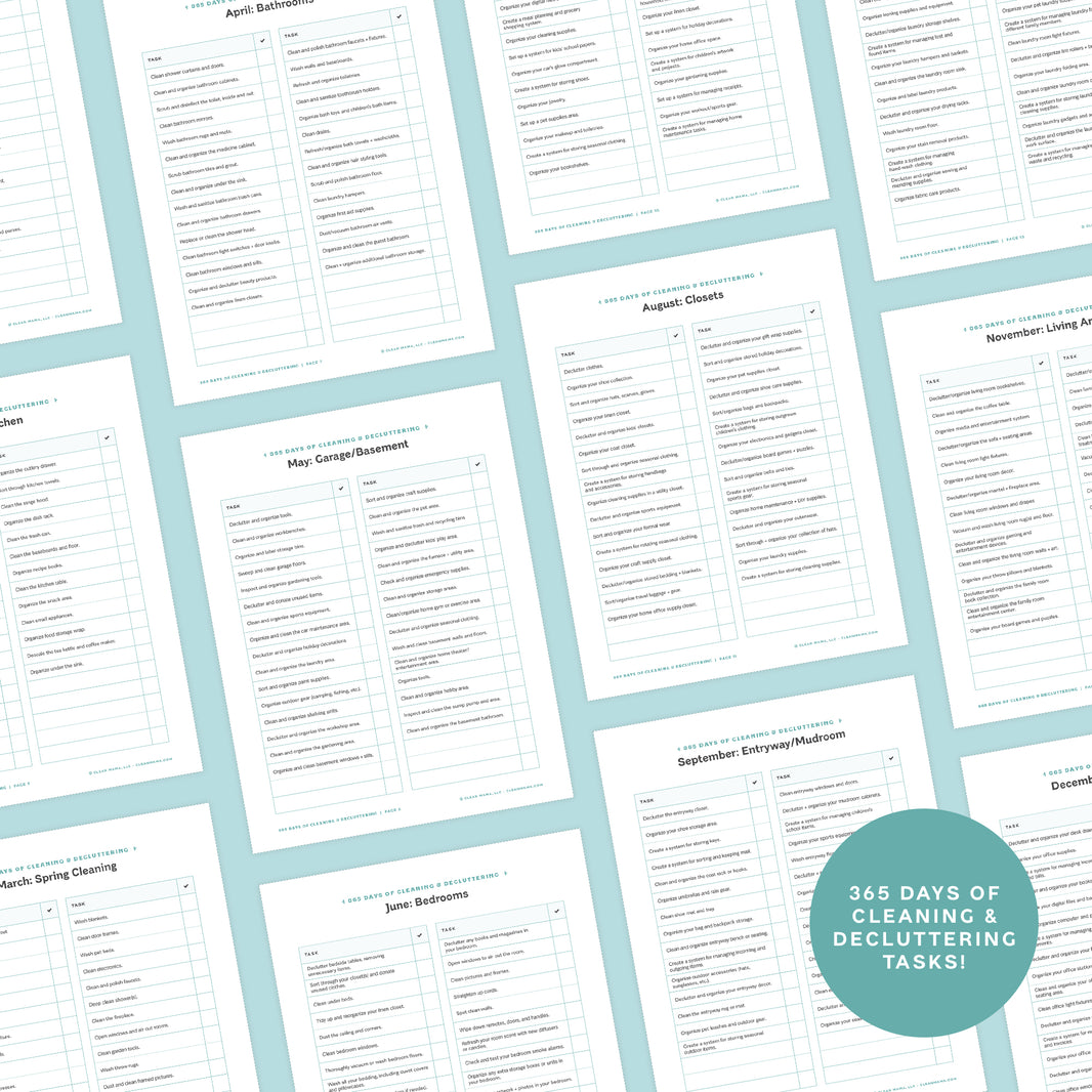 Printable Guides – Clean Mama