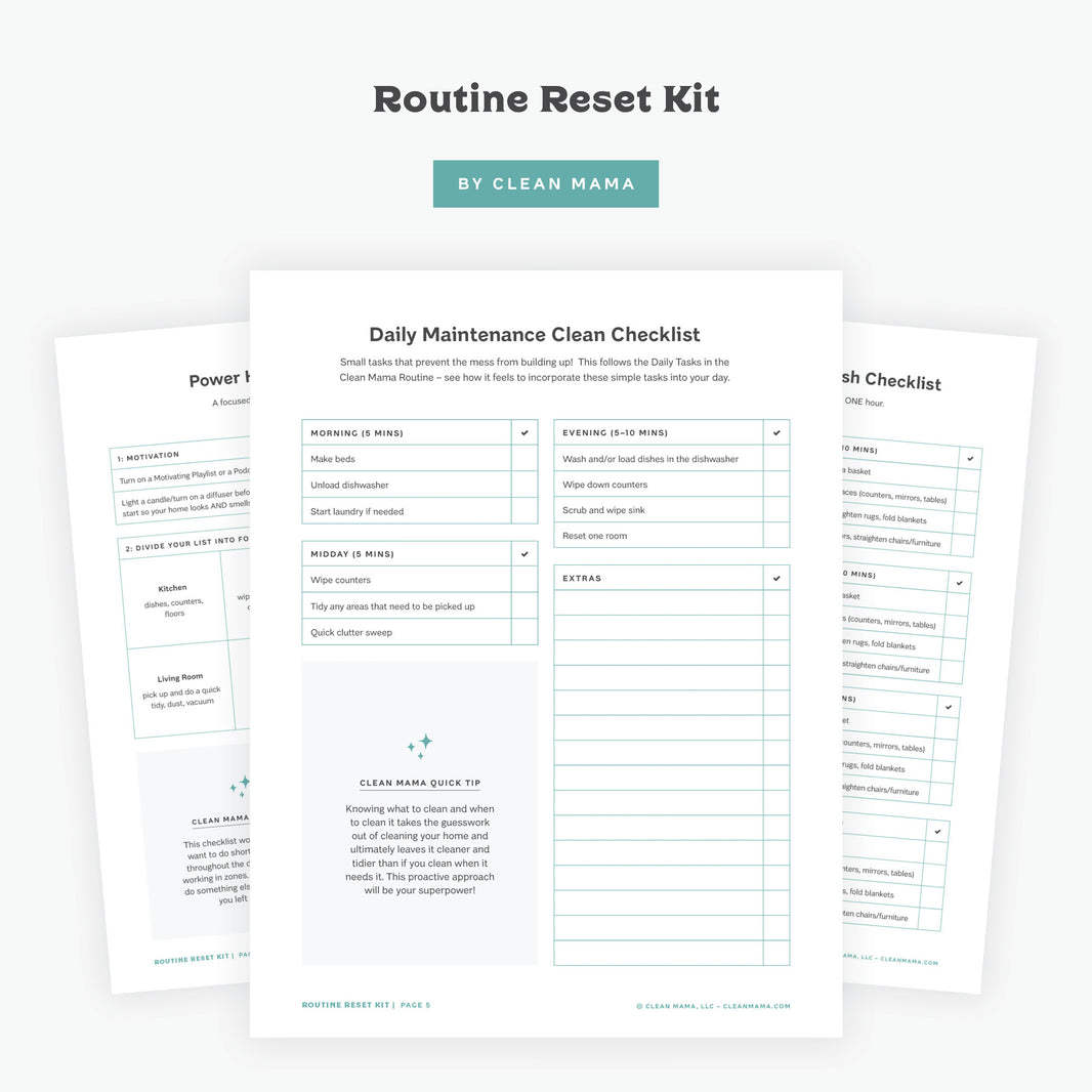 Printable Guides – Clean Mama