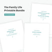 Family Life Printable Bundle – Clean Mama