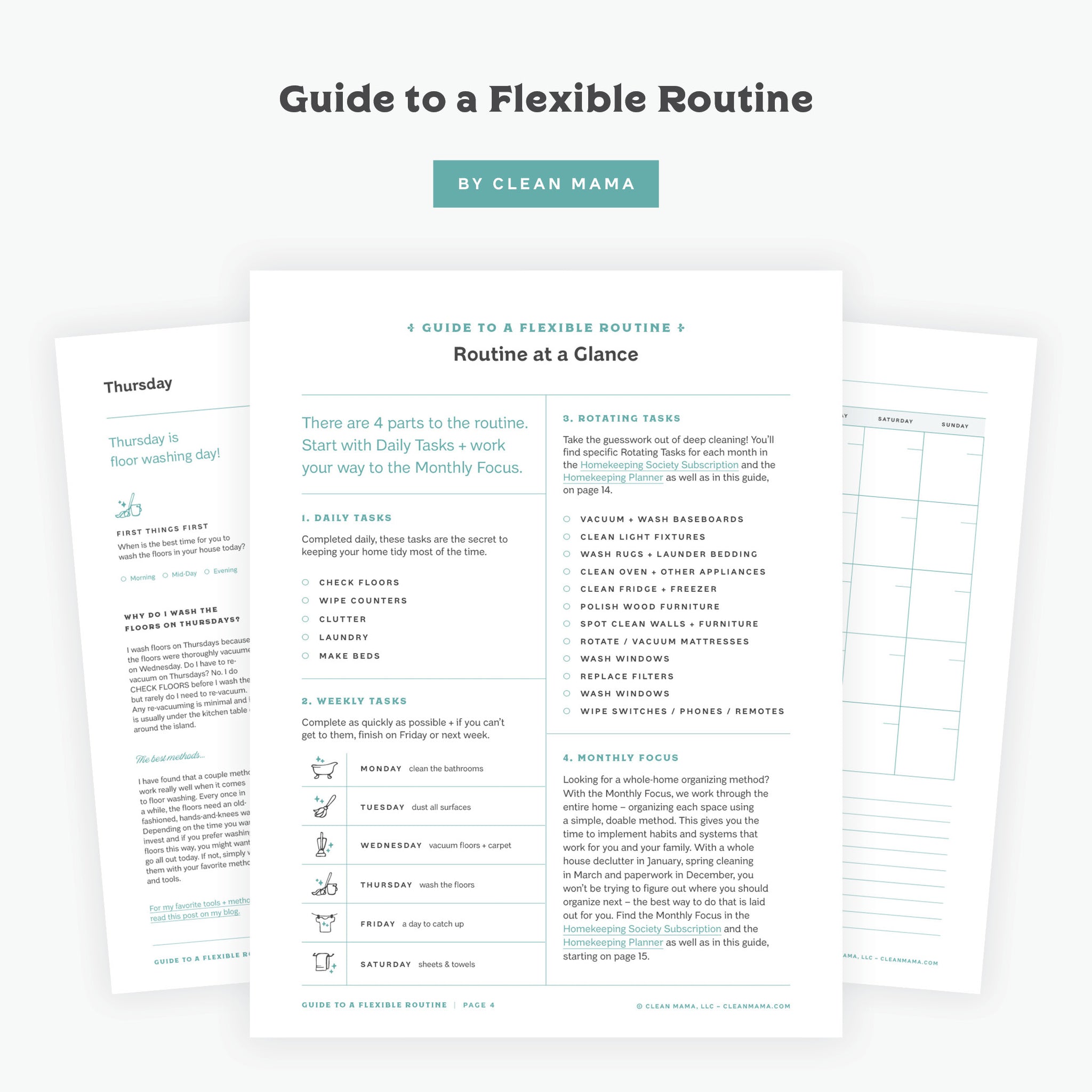 Guide to a Flexible Routine – Clean Mama