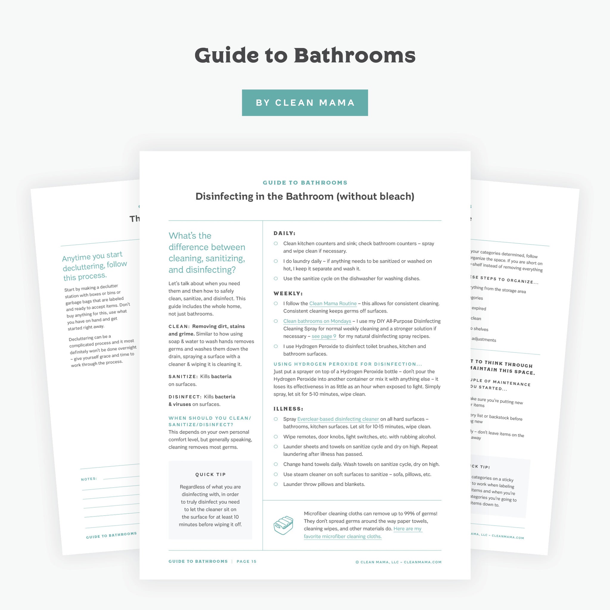 Guide to Bathrooms – Clean Mama