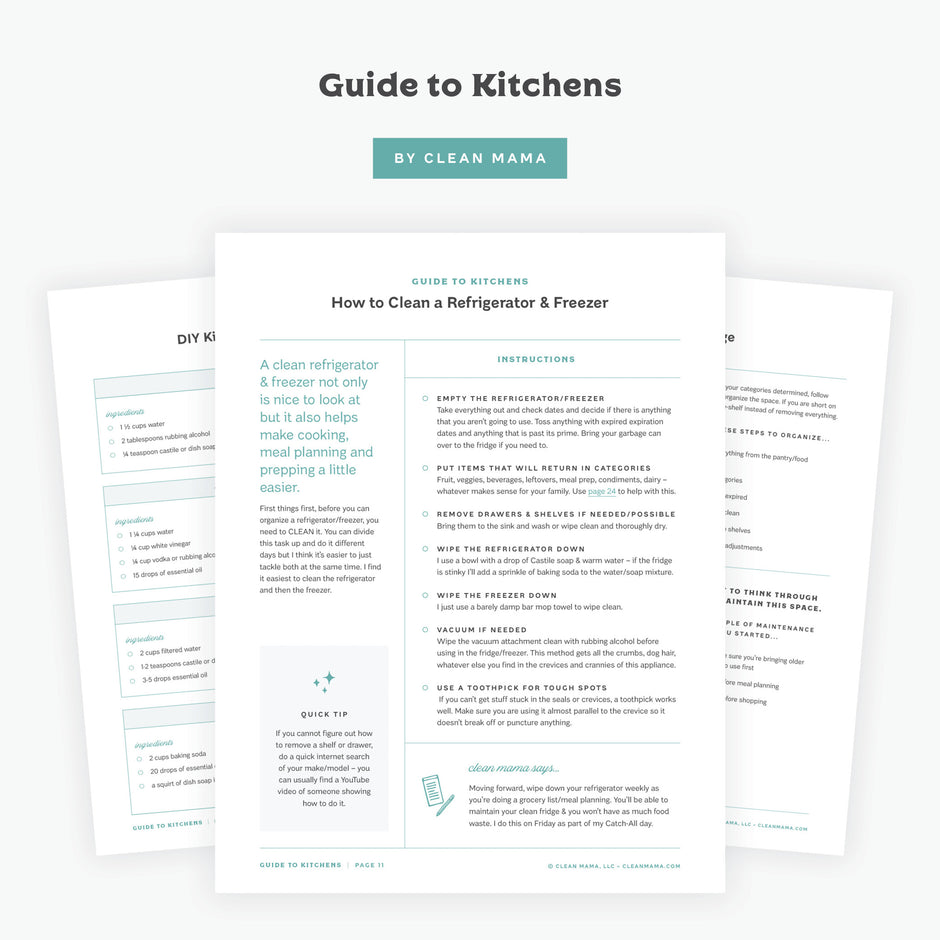 Printable Guides – Clean Mama
