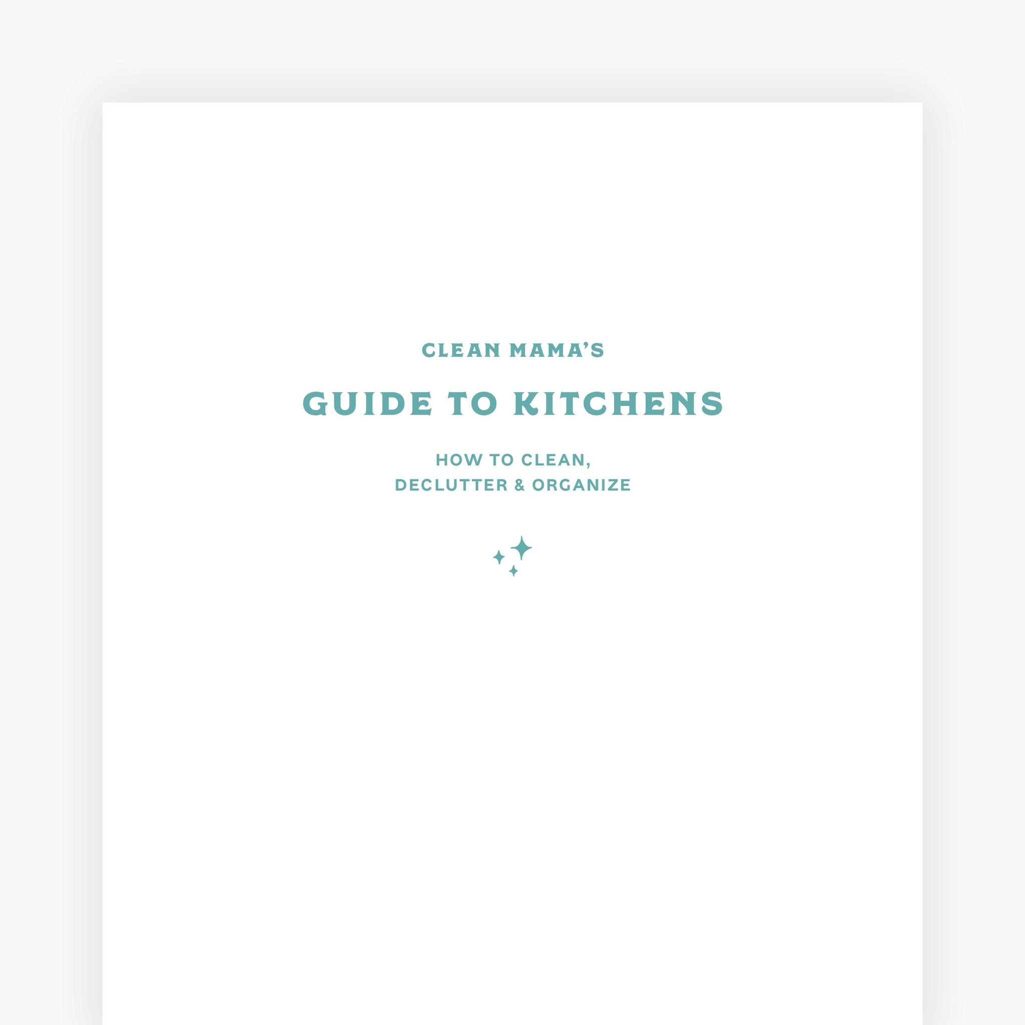 Guide to Kitchens – Clean Mama