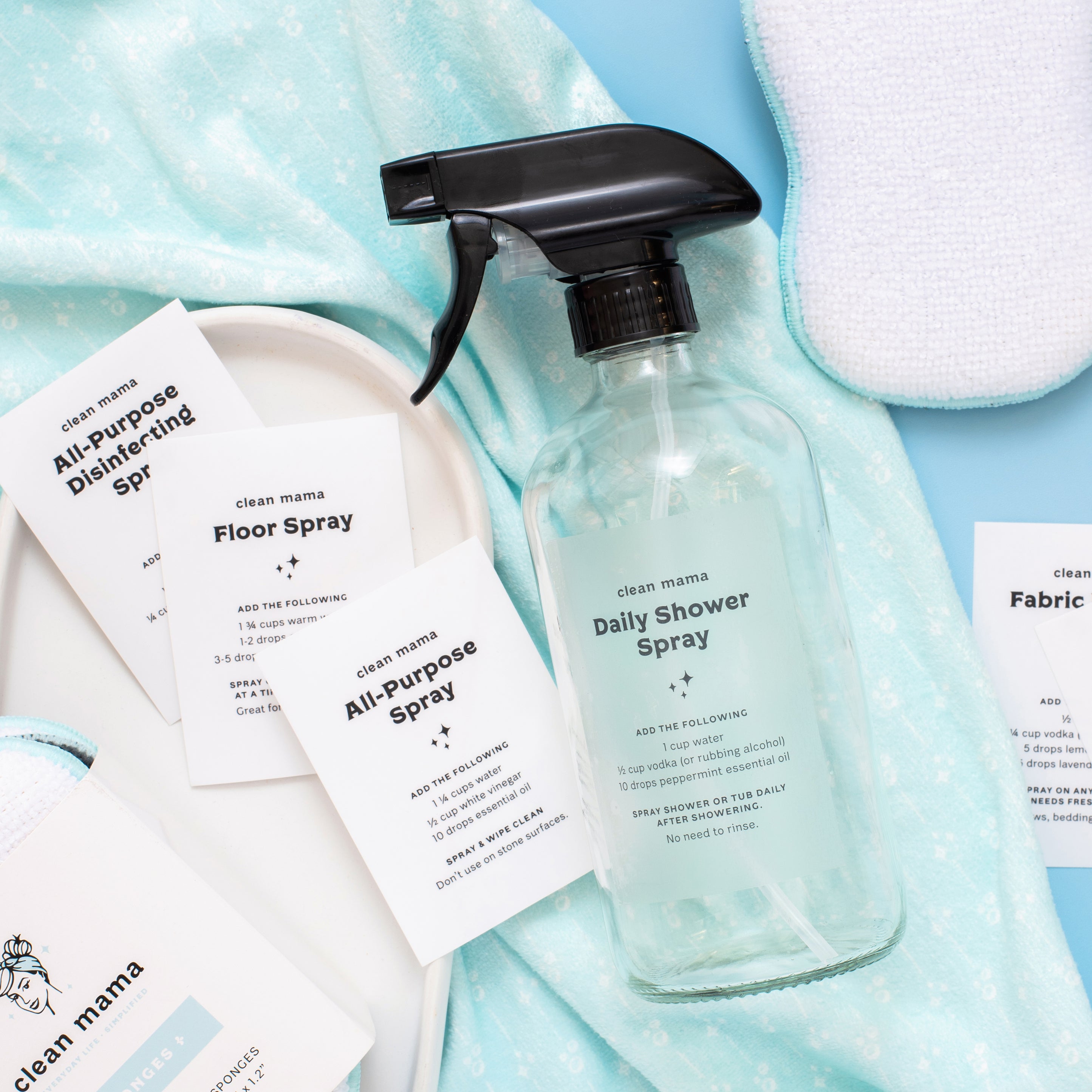 Spray Cleaning Recipe Labels – Clean Mama