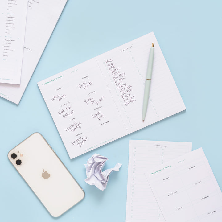 Notepads & Stickers – Clean Mama